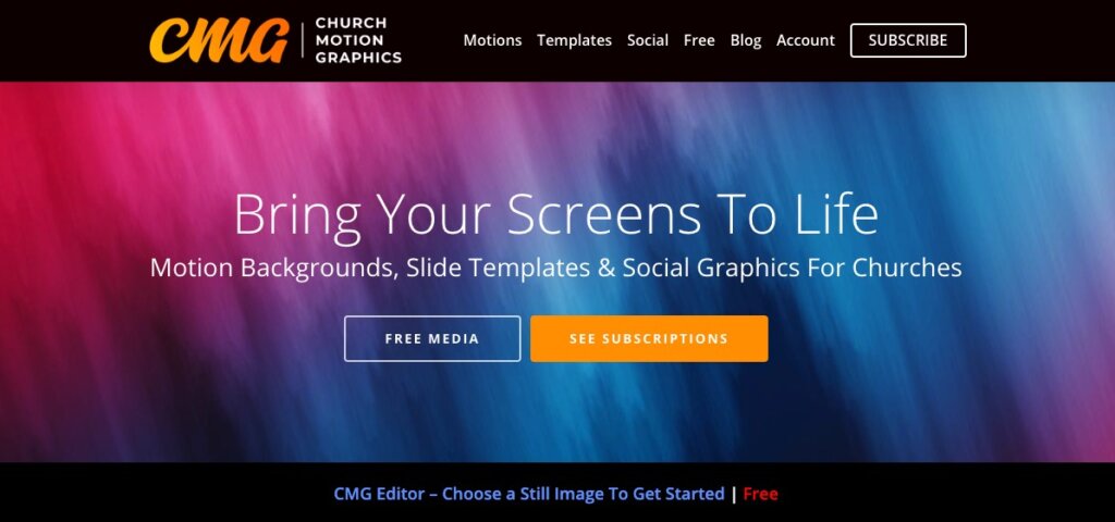 Worship Motion Video Backgrounds: Resources for Churches